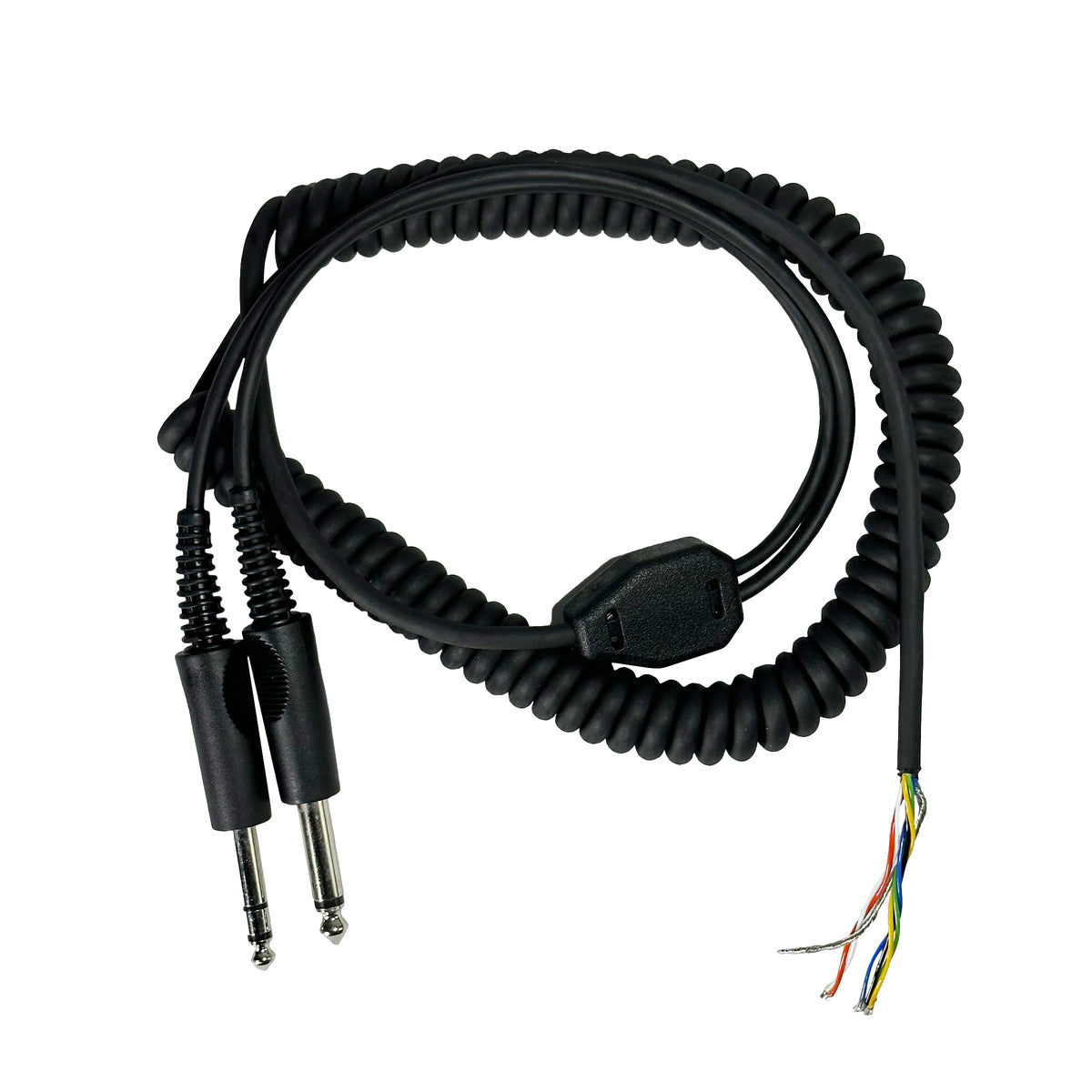 Pilot HSL-C Coiled Replacement Headset Main Lead – Pilot Communications ...